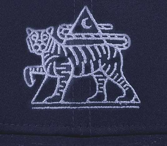 Tiger Moon Hat - Navy – Compound Genetics Clothing